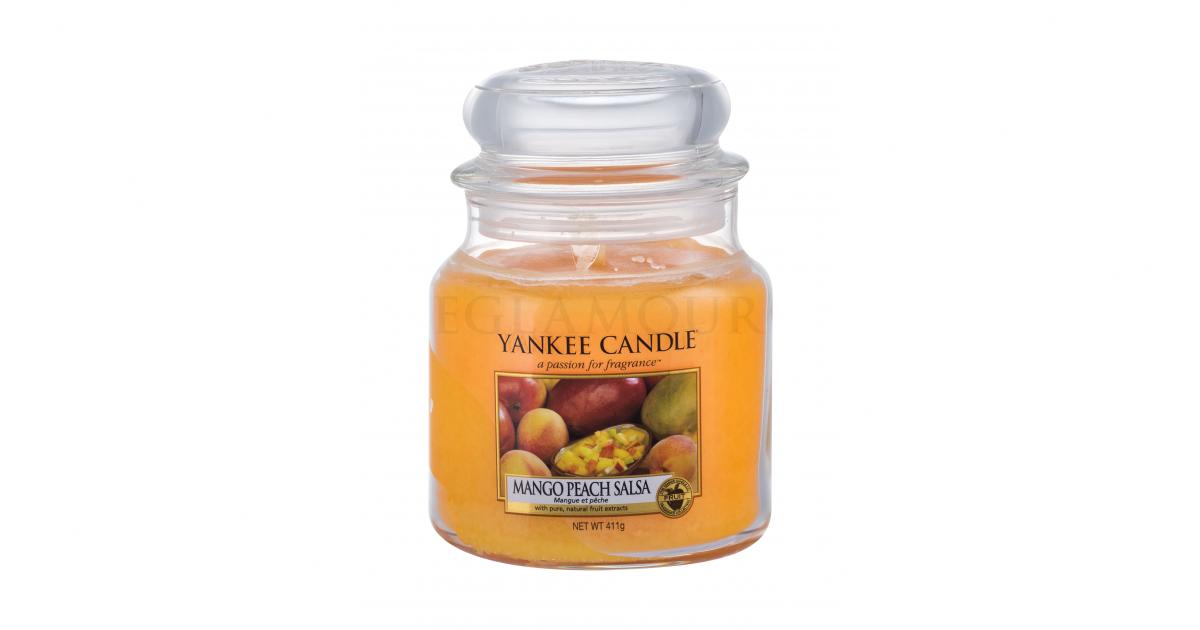 Yankee Candle Mango Peach Salsa Świeczka zapachowa 411 g - Perfumeria ...