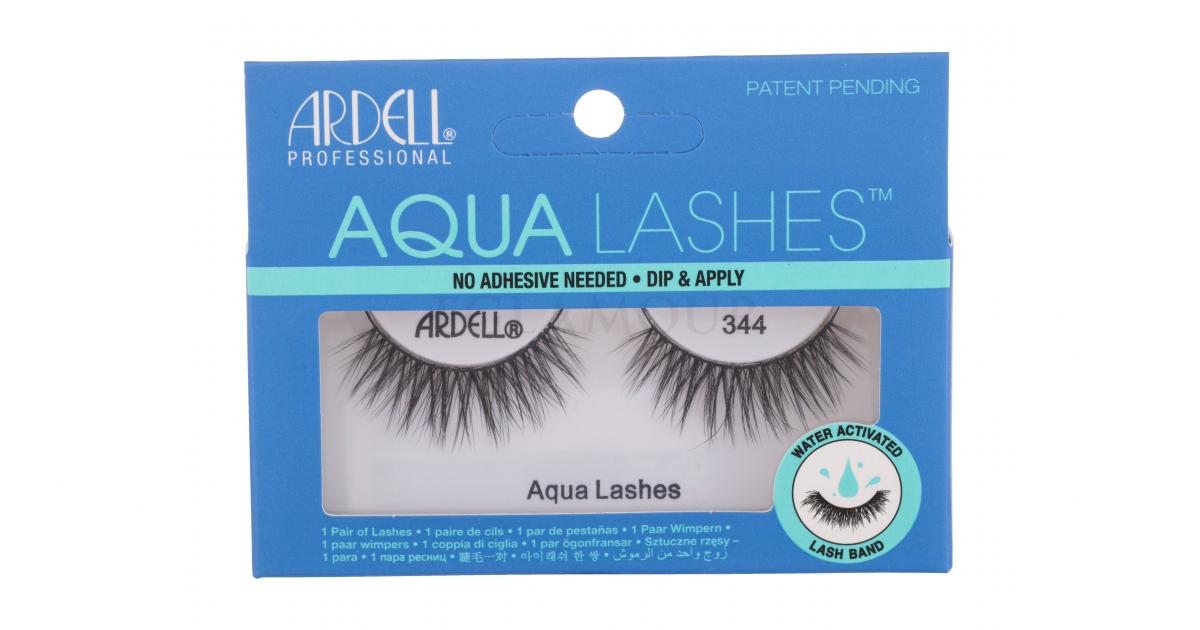 Ardell Aqua Lashes 344 Sztuczne rzęsy dla kobiet 1 szt Odcień Black ...