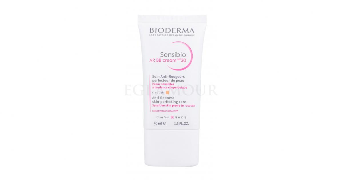 BIODERMA Sensibio AR BB Cream SPF30 Krem BB dla kobiet 40 ml Odcień Clair Light - Perfumeria ...