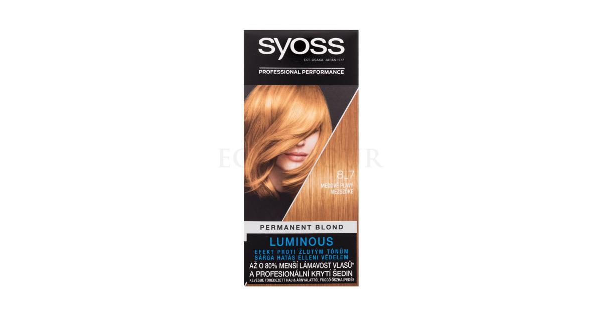 Syoss Permanent Coloration Farba do włosów dla kobiet 50 ml Odcień 8-7 ...