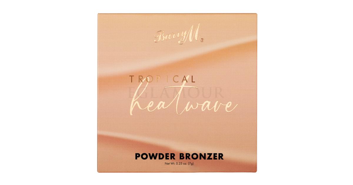 Barry M Heatwave Powder Bronzer Bronzer dla kobiet 7 g Odcień Tropical ...