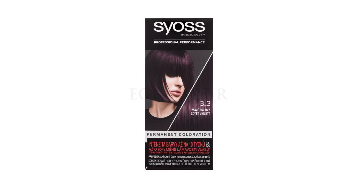 Syoss Permanent Coloration Farba do włosów dla kobiet 50 ml Odcień 3-3 ...