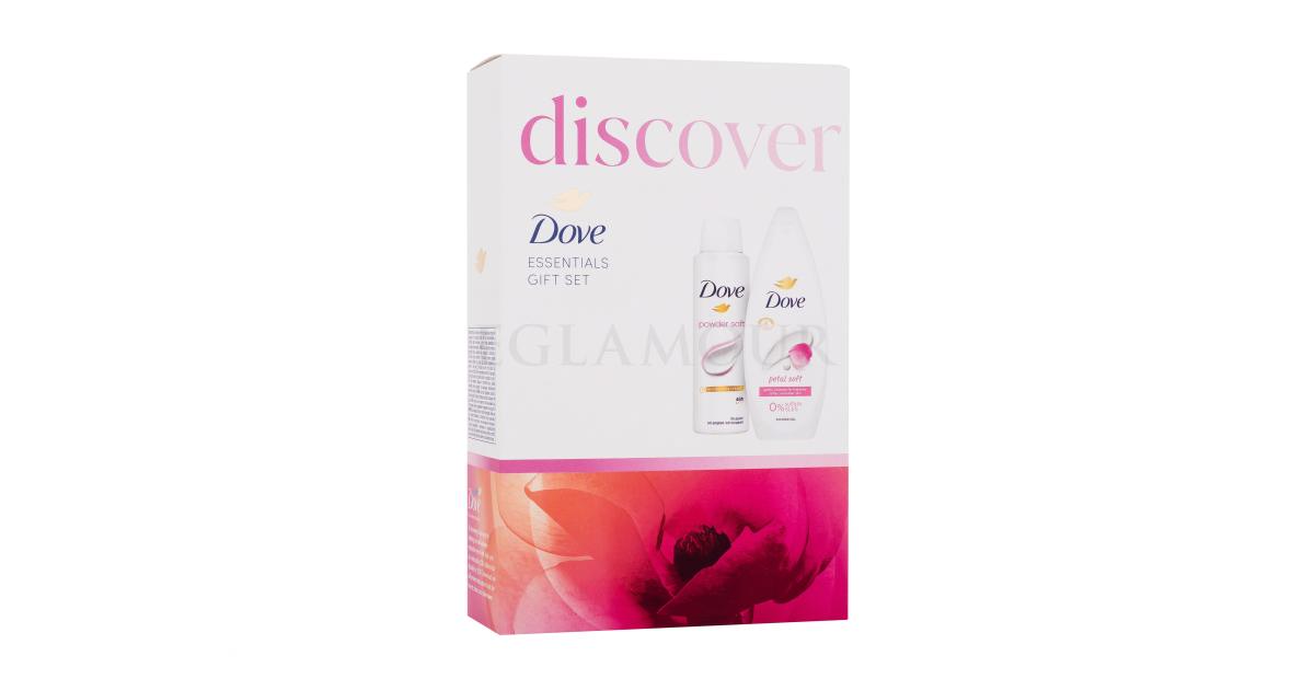 Dove Discover Gift Set Zestaw żel pod prysznic Petal Soft 250 ml ...