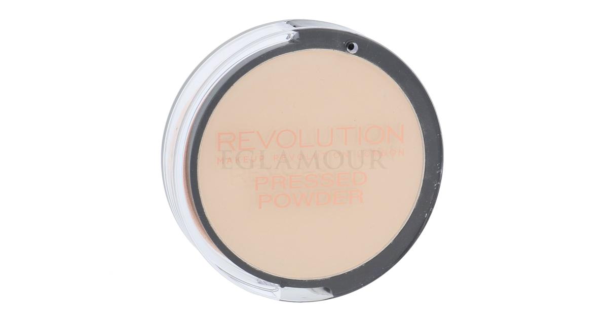 Makeup Revolution London Pressed Powder Puder dla kobiet 7,5 g Odcień ...