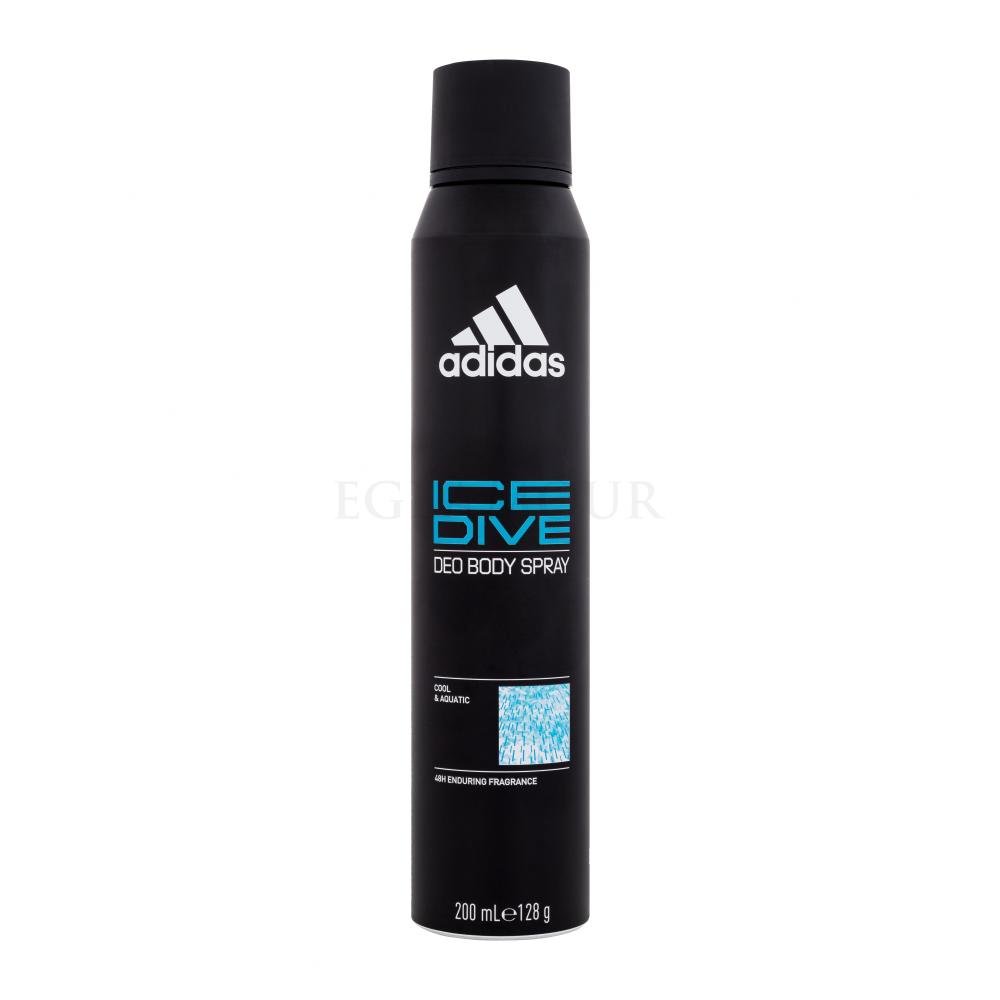 Adidas Ice Dive Deo Body Spray 48H Dezodorant dla mężczyzn 200 ml ...