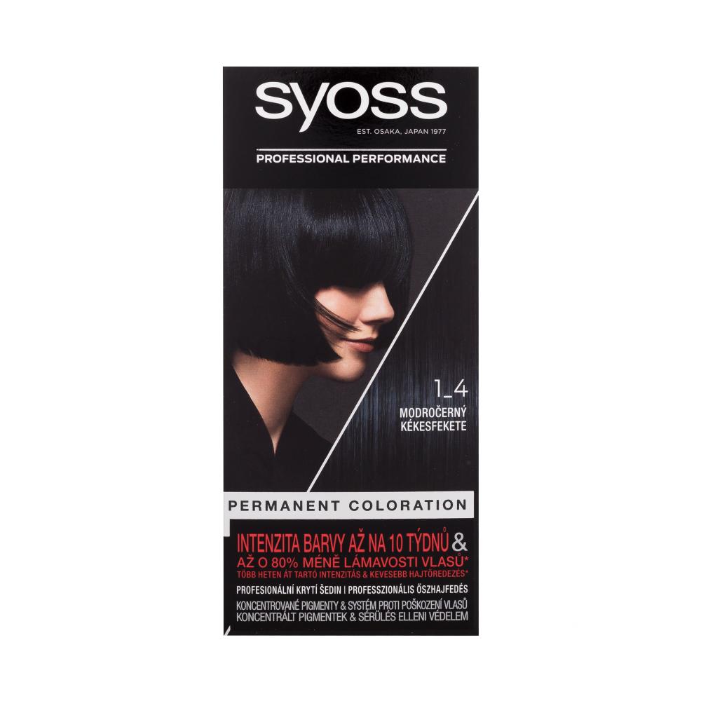 Syoss Permanent Coloration Farba do włosów dla kobiet 50 ml Odcień 1-4 ...